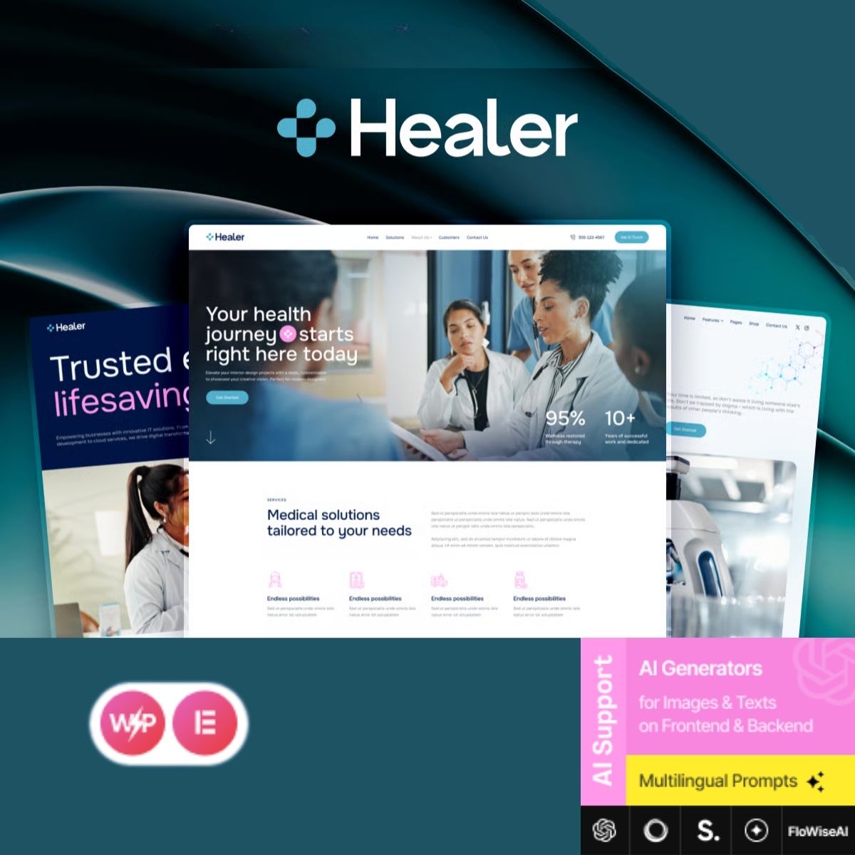 Healer $4.49 (93% Off) | PluginTheme.net