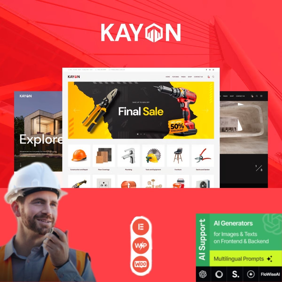 Kayon $4.49 (93% Off) | PluginTheme.net