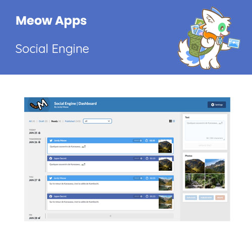 Meow Apps Social Engine Pro $4.49 (85% Off) | PluginTheme.net