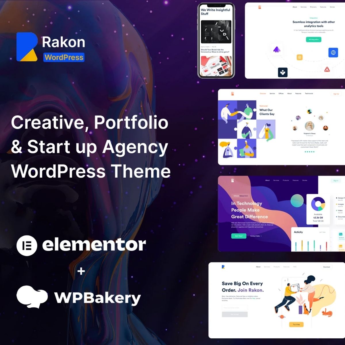 Rakon $4.49 (88% Off) | PluginTheme.net
