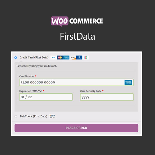 WooCommerce FirstData $4.49 (94% Off) | PluginTheme.net
